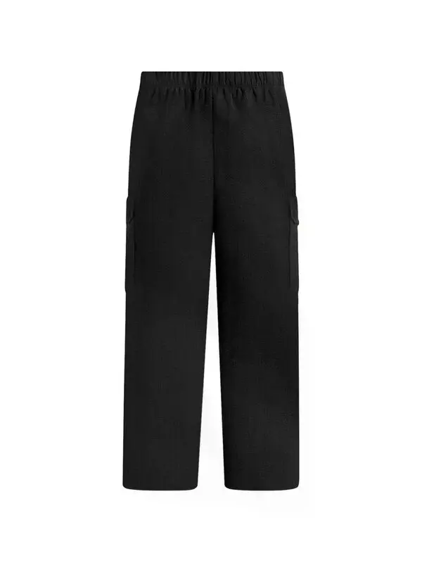 Manière De Voir Rayan Elasticated Cargo Trousers - Black