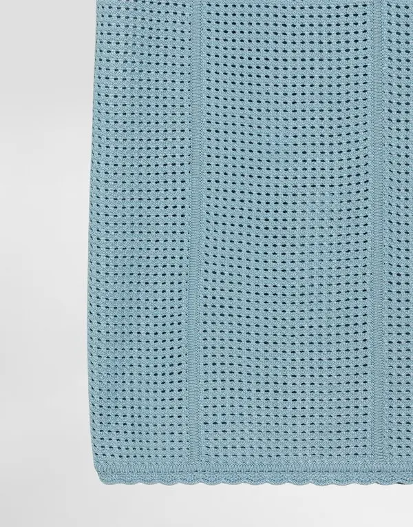 Dolce & Gabbana Openwork Knit Bustier Dress