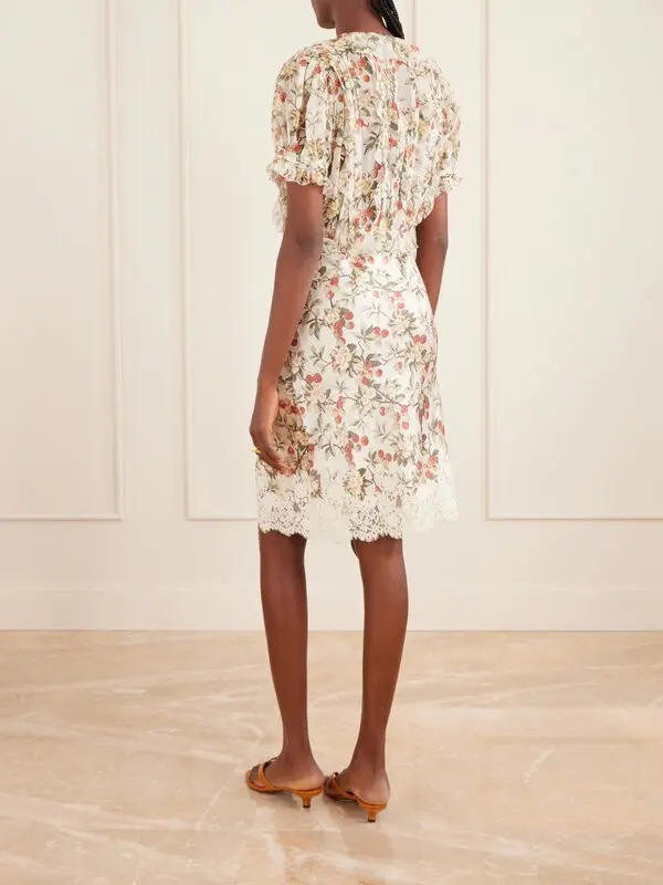 DÔEN Salona Floral-print Silk-georgette Blouse - Multi