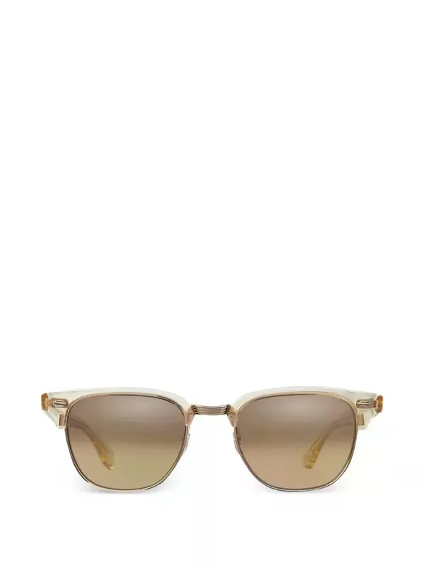 Garrett Leight Round Frame Sunglasses