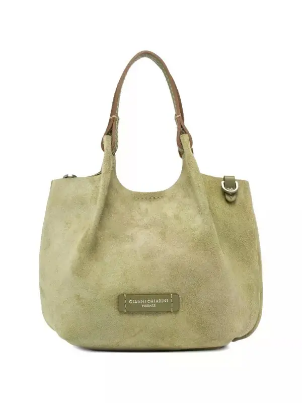 GIANNI CHIARINI Dua Leather Shoulder Bag - Green