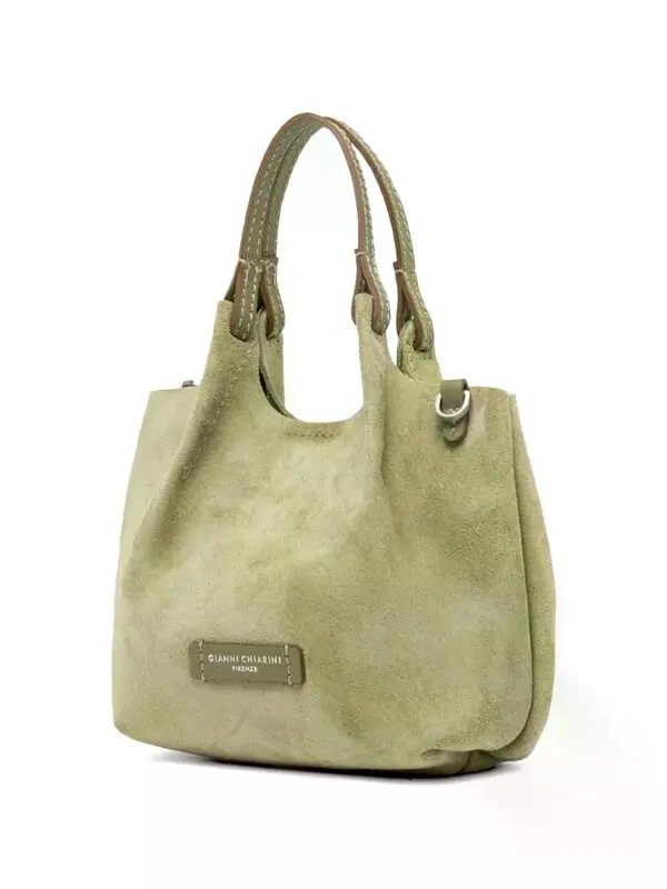 GIANNI CHIARINI Dua Leather Shoulder Bag - Green