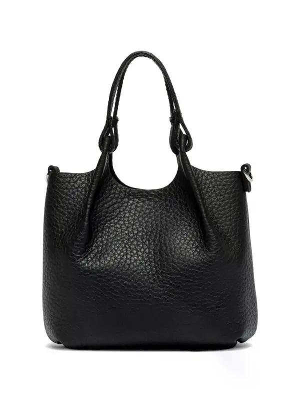 GIANNI CHIARINI Dua Leather Shoulder Bag - Black
