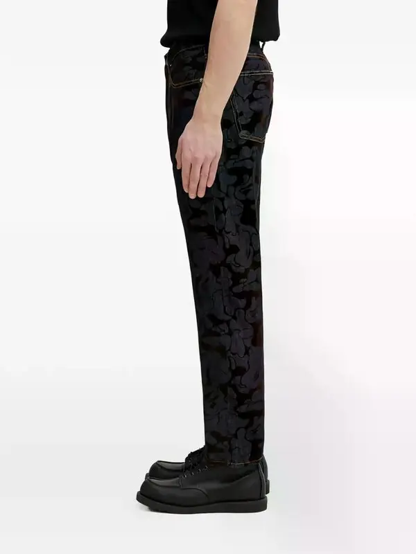A BATHING APE Floral-print Jeans