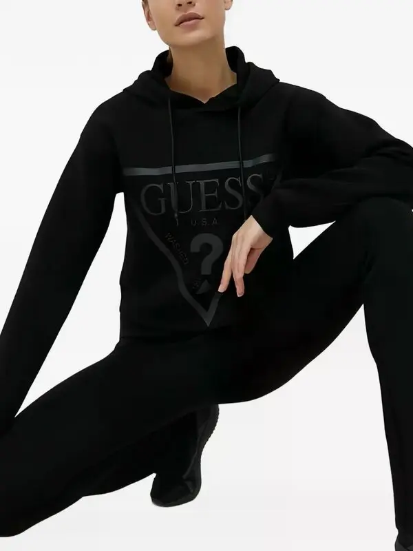 Guess Logo-print Hooded Top