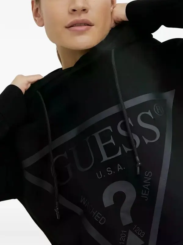 Guess Logo-print Hooded Top