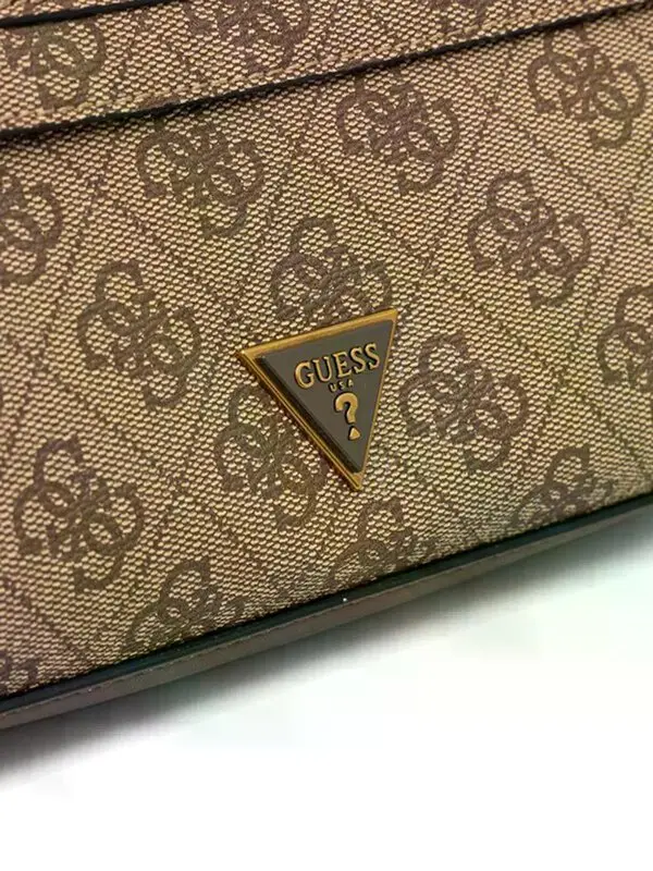 Guess Logo Pattern Wash Bag