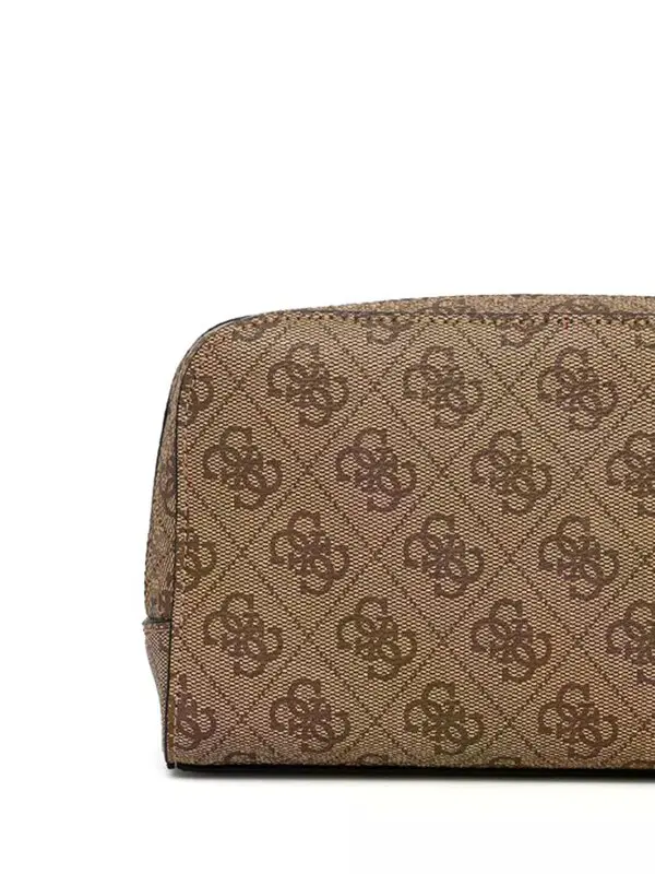 Guess Logo Pattern Wash Bag