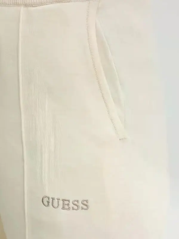 Guess Drawstring Wide Leg Trousers - Neutrals