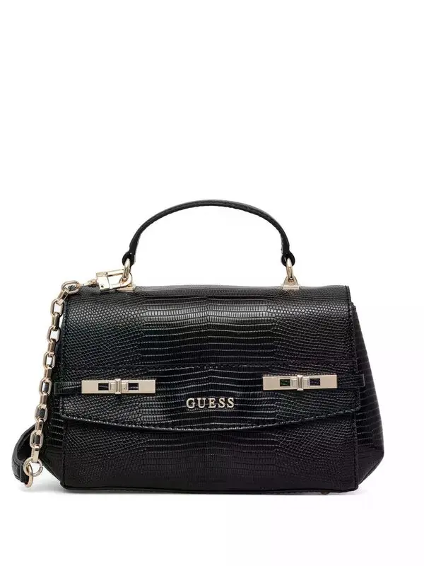 Guess Melinda Chain Shoulder Bag - Black