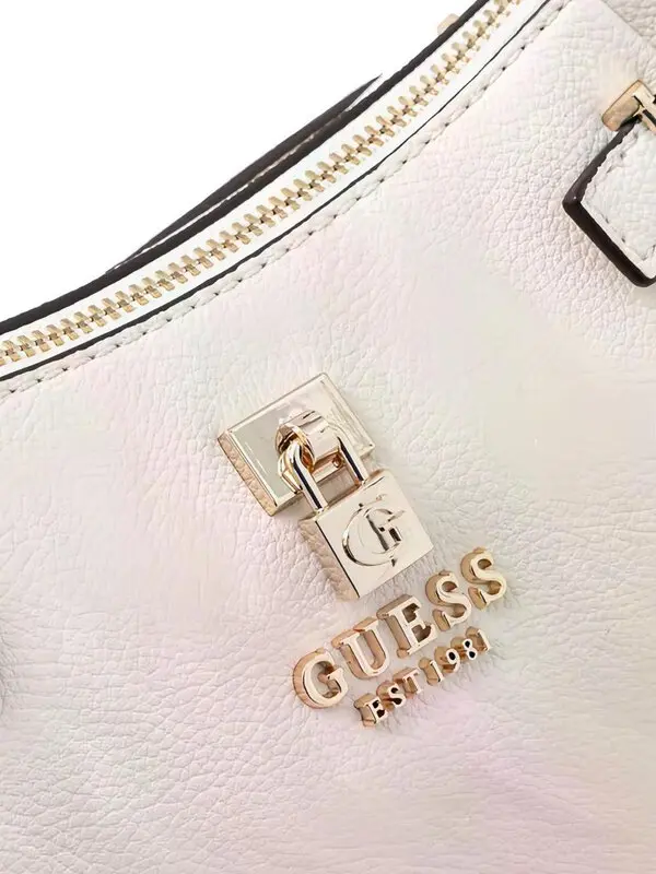 Guess Padlock Detail Shoulder Bag - Neutrals