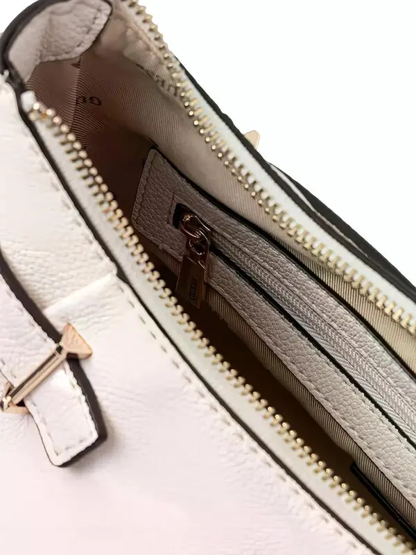 Guess Padlock Detail Shoulder Bag - Neutrals