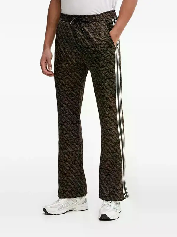 Guess Monogram Stripe Trousers