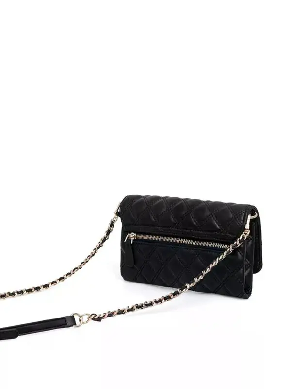 Guess Quilted Cross Body Bag With Chain