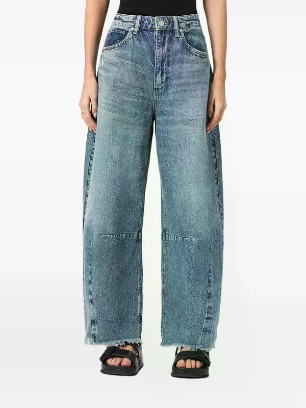 ALLSAINTS Payton Barrel-leg Jeans - Blue