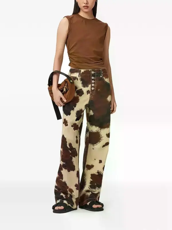 ALLSAINTS Taya Cow-print Jeans