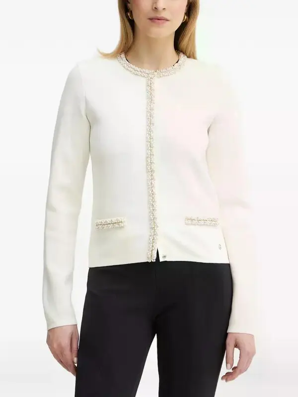Guess Pearl-embellished Knitwear - Neutrals