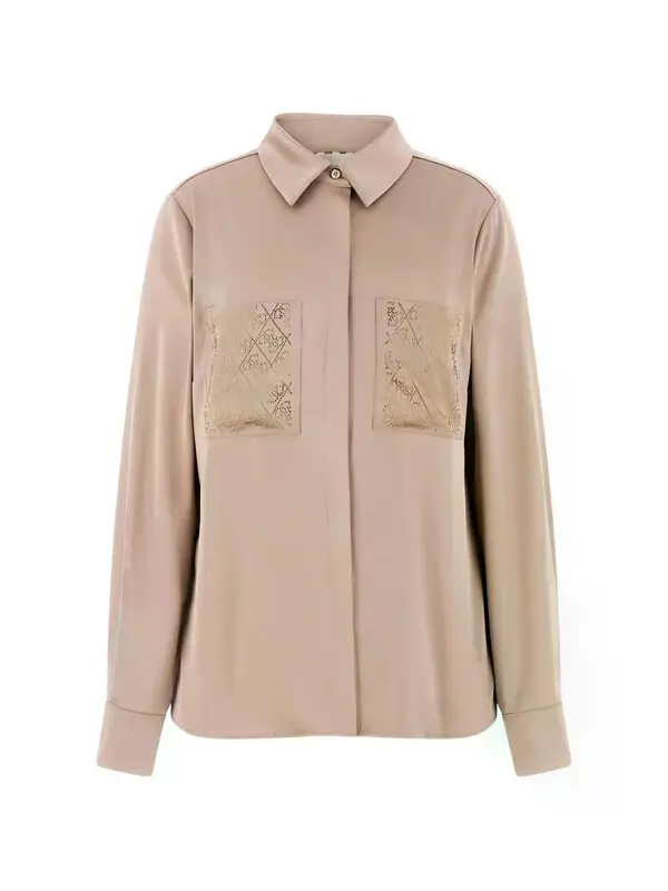Guess Patch-pocket Shirt - Neutrals