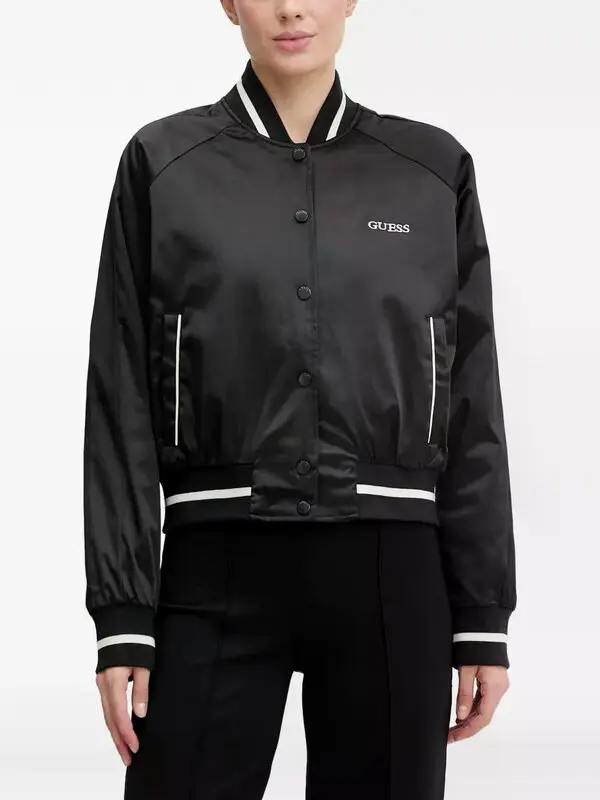 Guess Embroidered Bomber Jacket