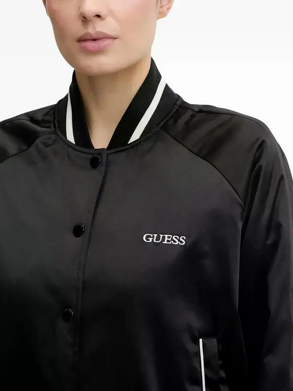 Guess Embroidered Bomber Jacket