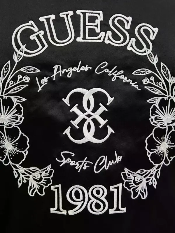 Guess Embroidered Bomber Jacket