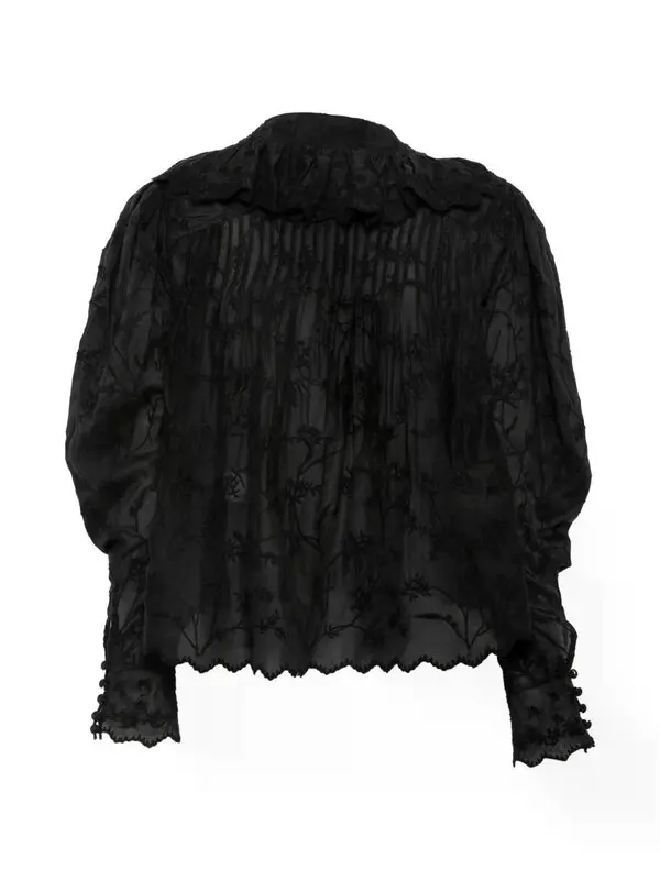 Isabel Marant Étoile Zelly Ruffled Floral Blouse