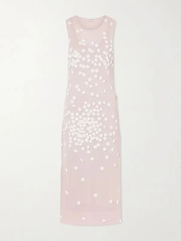 Altuzarra Nelly Embellished Maxi Dress - Pink