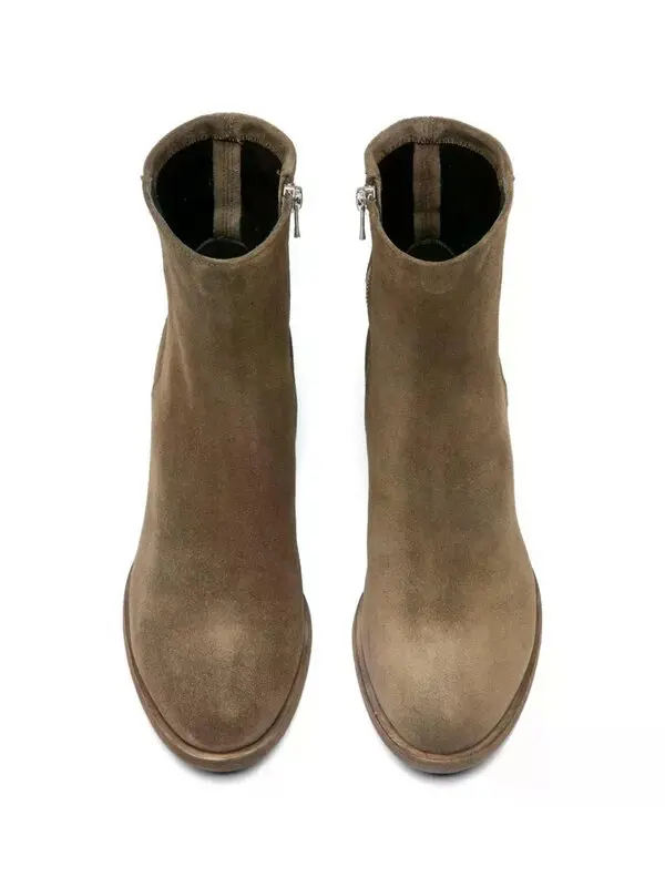 Officine Creative Denner 127 Zip Leather Boots
