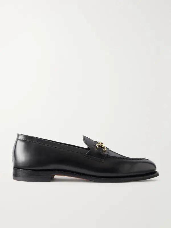 Grenson Franklin Horsebit-embellished Loafers - Black