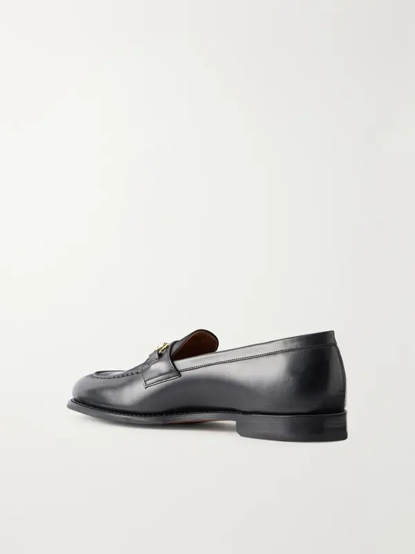 Grenson Franklin Horsebit-embellished Loafers - Black