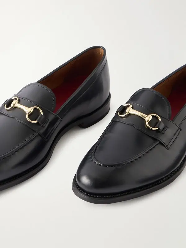 Grenson Franklin Horsebit-embellished Loafers - Black