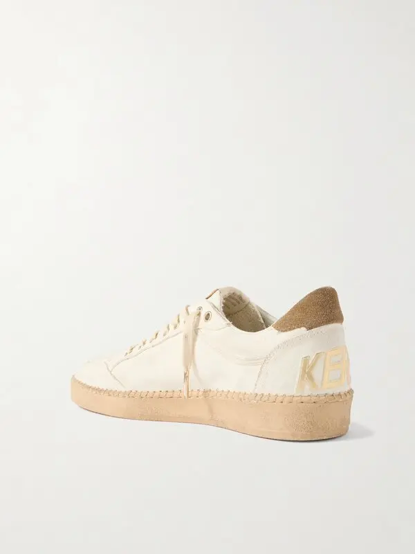 GOLDEN GOOSE Ball Star Distressed Sneakers - Neutrals