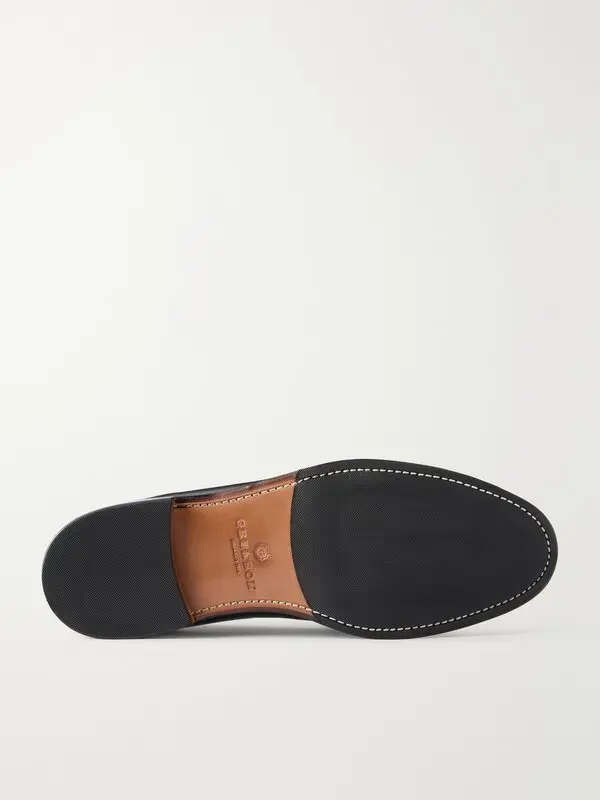 Grenson Frank Leather Loafers - Black