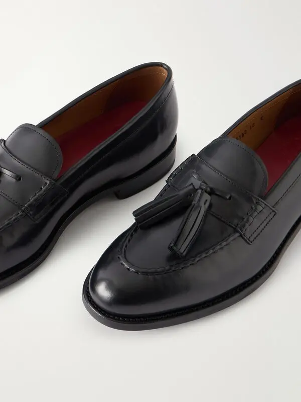 Grenson Frank Leather Loafers - Black
