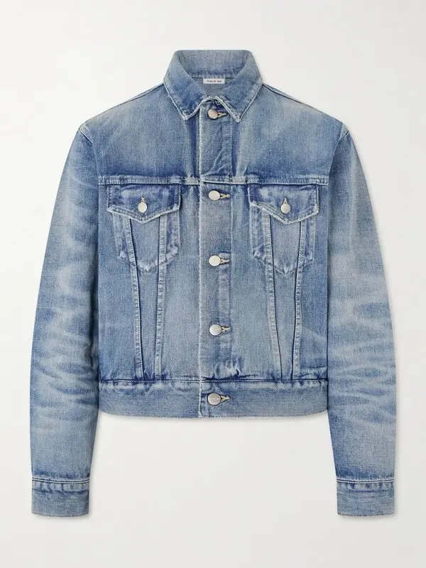 Fear Of God Denim Trucker Jacket - Blue