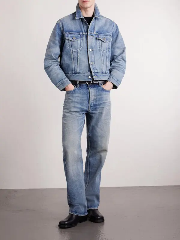 Fear Of God Denim Trucker Jacket - Blue