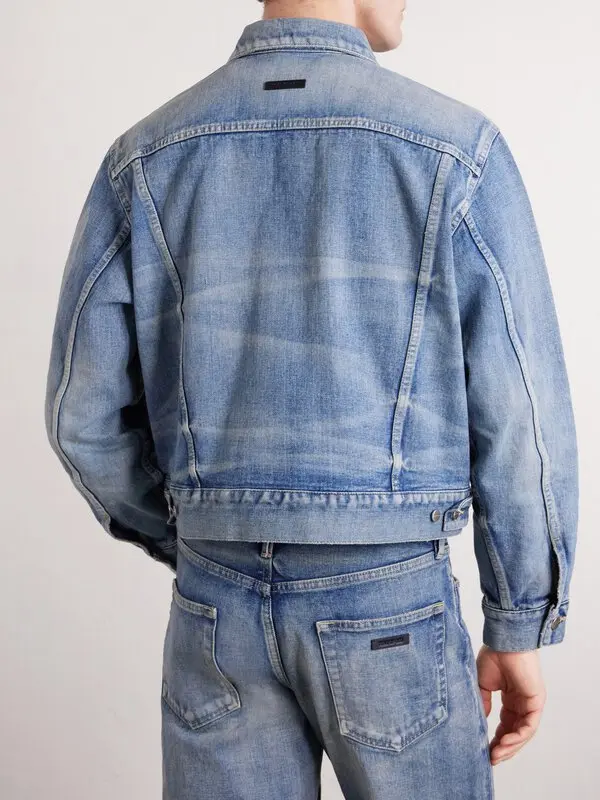 Fear Of God Denim Trucker Jacket - Blue