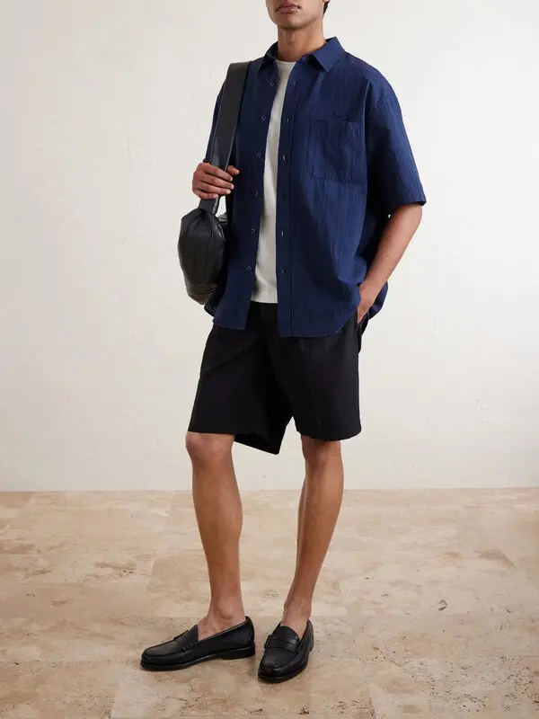 FRIZMWORKS Cotton-seersucker Shirt