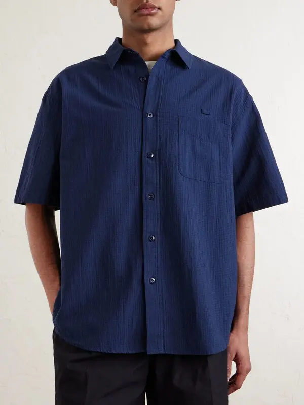 FRIZMWORKS Cotton-seersucker Shirt