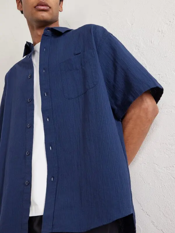 FRIZMWORKS Cotton-seersucker Shirt
