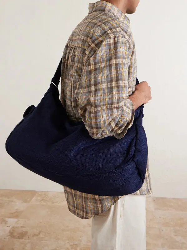 FRIZMWORKS Sashiko Denim Messenger Bag