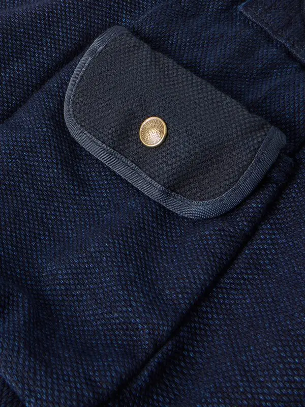 FRIZMWORKS Sashiko Denim Messenger Bag