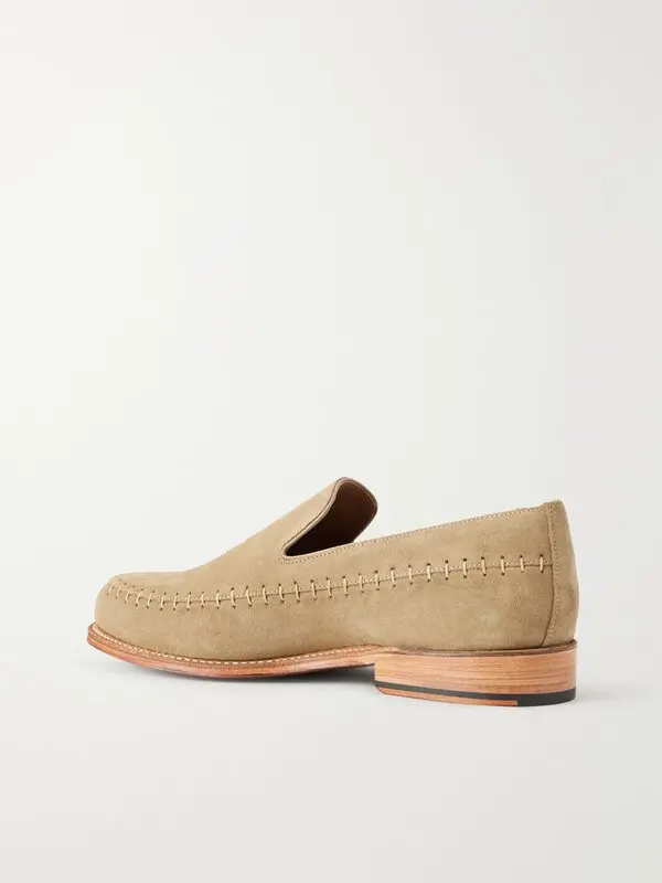 Grenson Bernie Suede Venetian Loafers