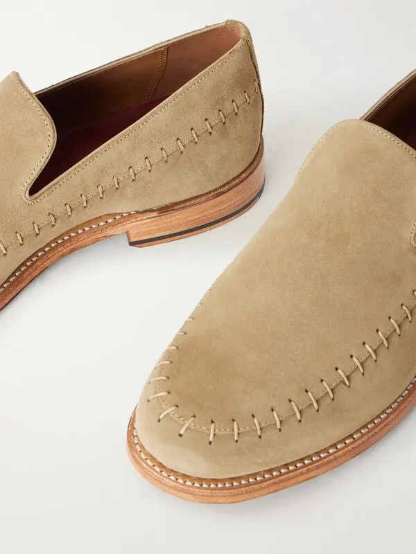 Grenson Bernie Suede Venetian Loafers