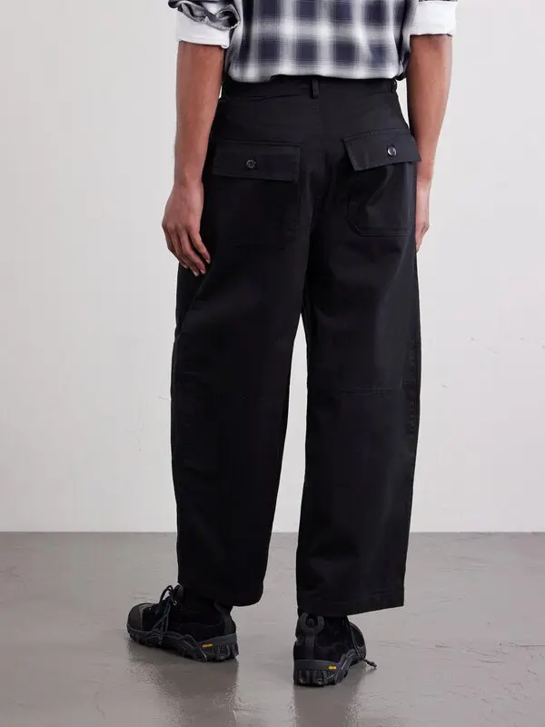 FRIZMWORKS Wide-leg Cotton-twill Trousers