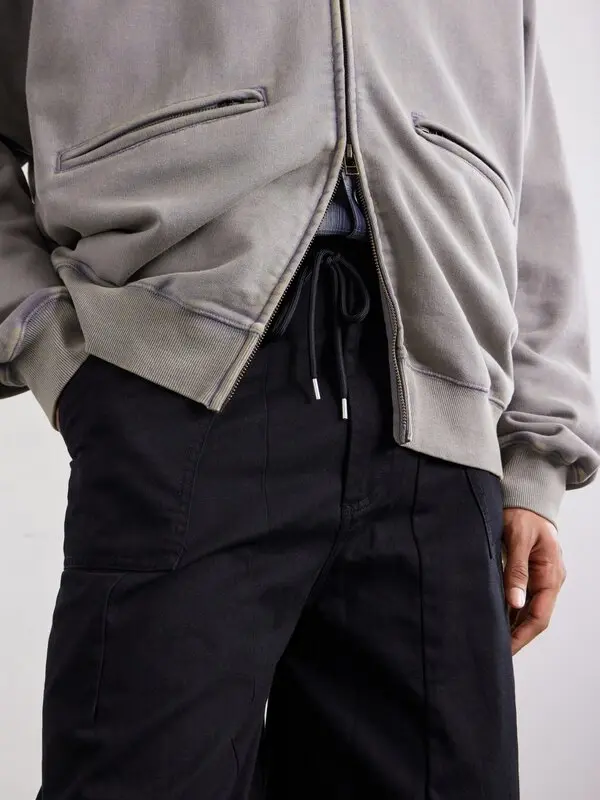 FRIZMWORKS Wide-leg Cotton-twill Trousers