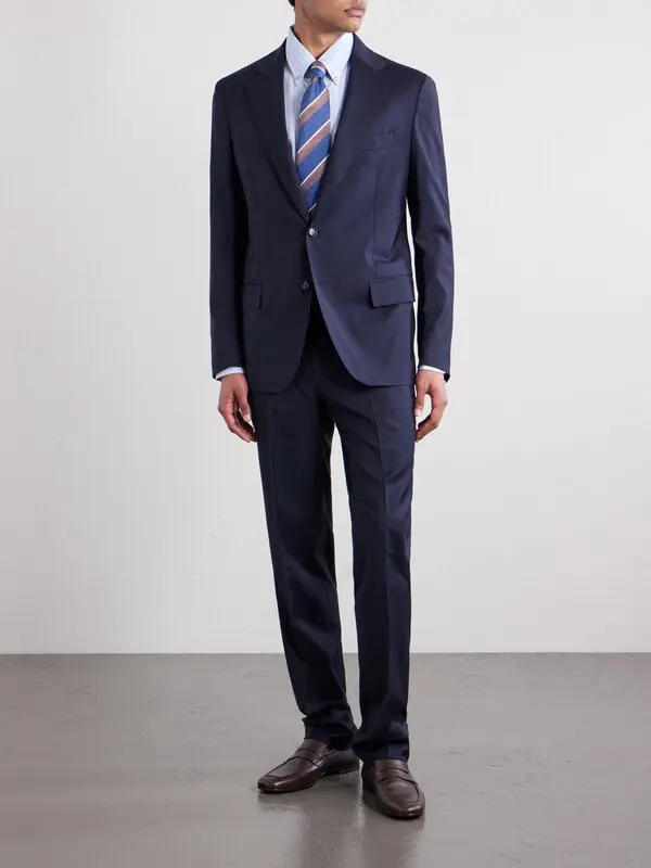 DE PETRILLO Virgin-wool Blend Suit Jacket