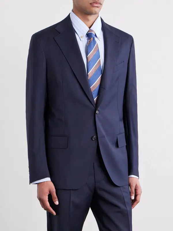 DE PETRILLO Virgin-wool Blend Suit Jacket