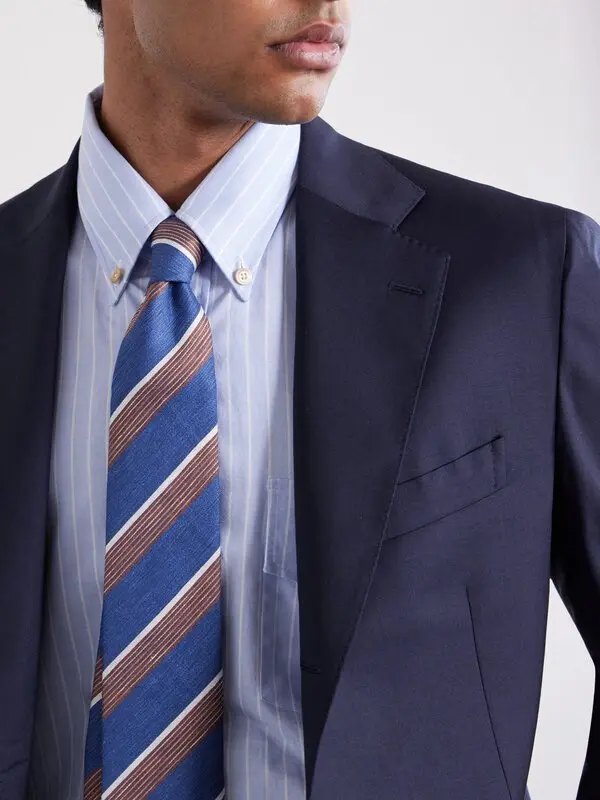 DE PETRILLO Virgin-wool Blend Suit Jacket