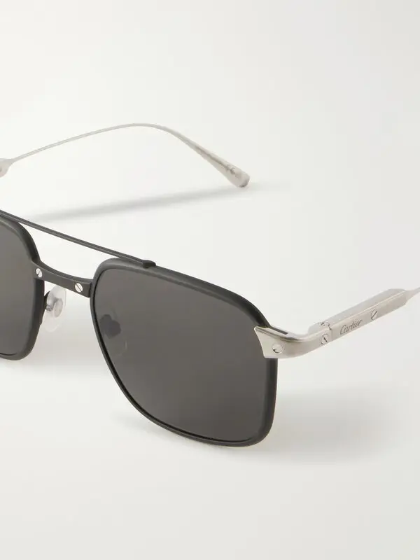 Cartier Square-frame Sunglasses - Silver